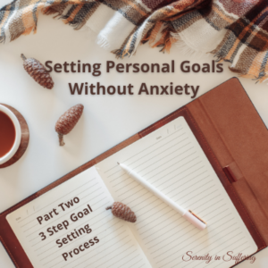 Setting Personal Goals Without Anxiety (Part Two) - Serenity in Suffering
